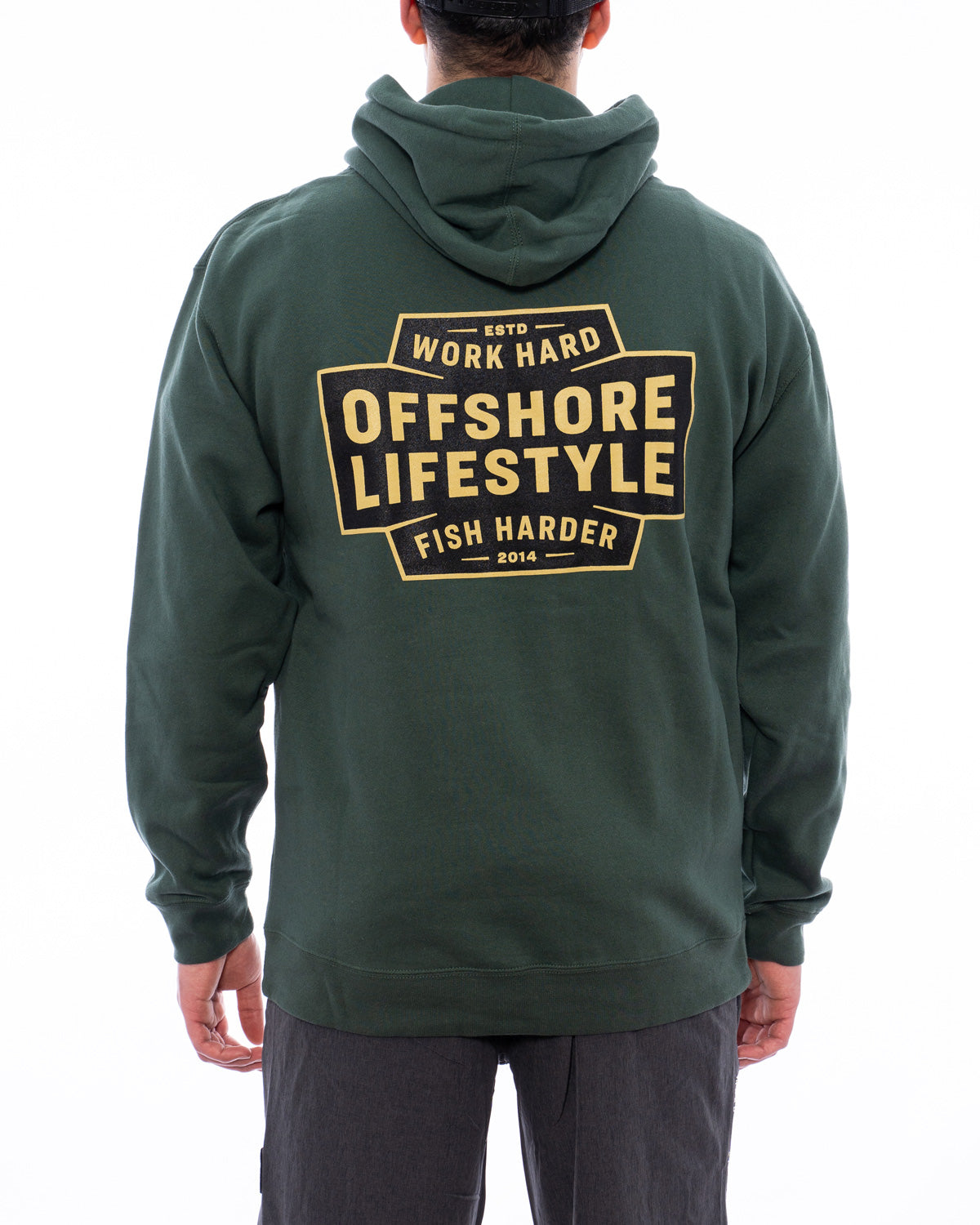 BADGE PULLOVER HOODIE – Offshore Lifestyle